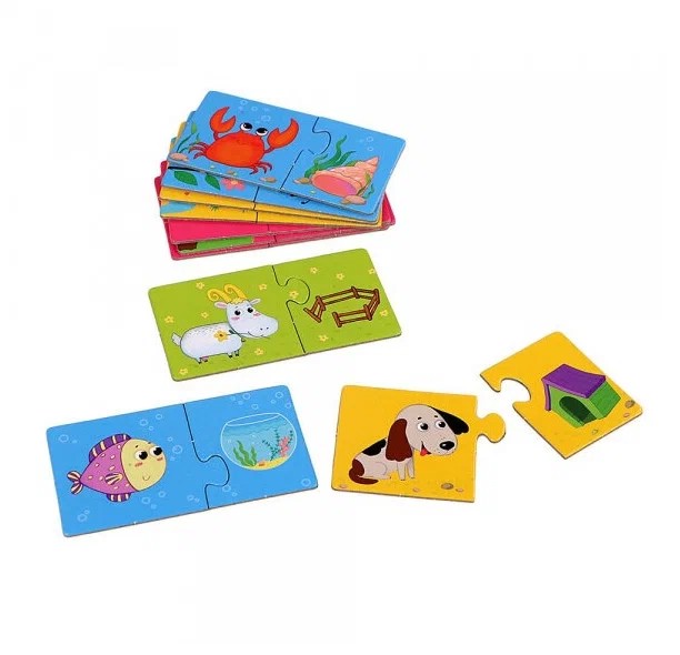 IQ игры. Парочки. Угадай, кто где живёт - купить пазл по низким ценам с ...