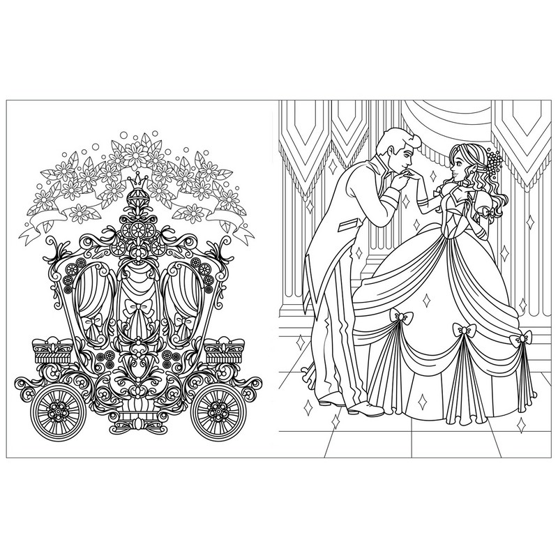 Лучшая раскраска Принцессы, Кудрявцев Е.И. (худ.) - купить раскраску по ...